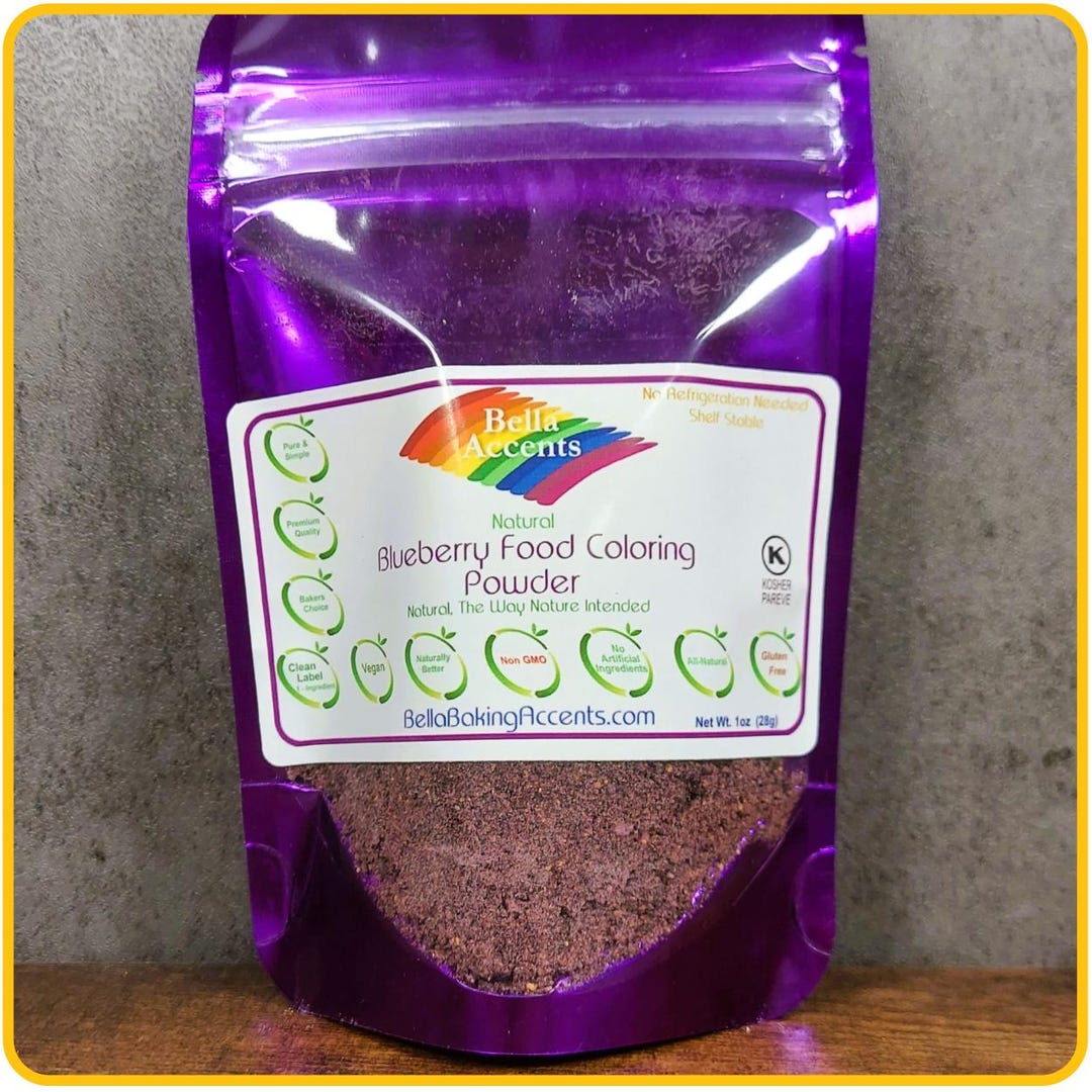 Natural Blueberry Food Coloring: Freeze-dried Fruit Powder - Etsy