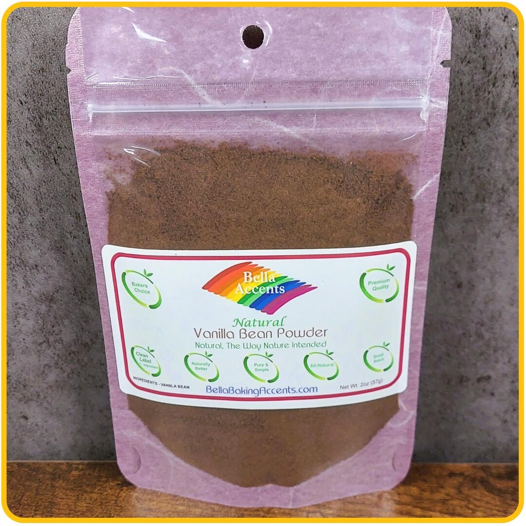 Tahitian Vanilla Bean Powder: All-natural Baking & Cosmetic Grade - Etsy