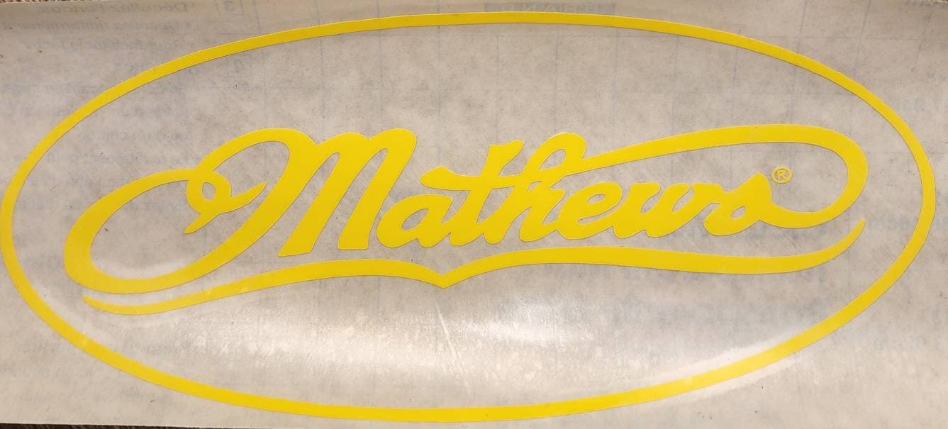 Mathews Logo Decal - Etsy