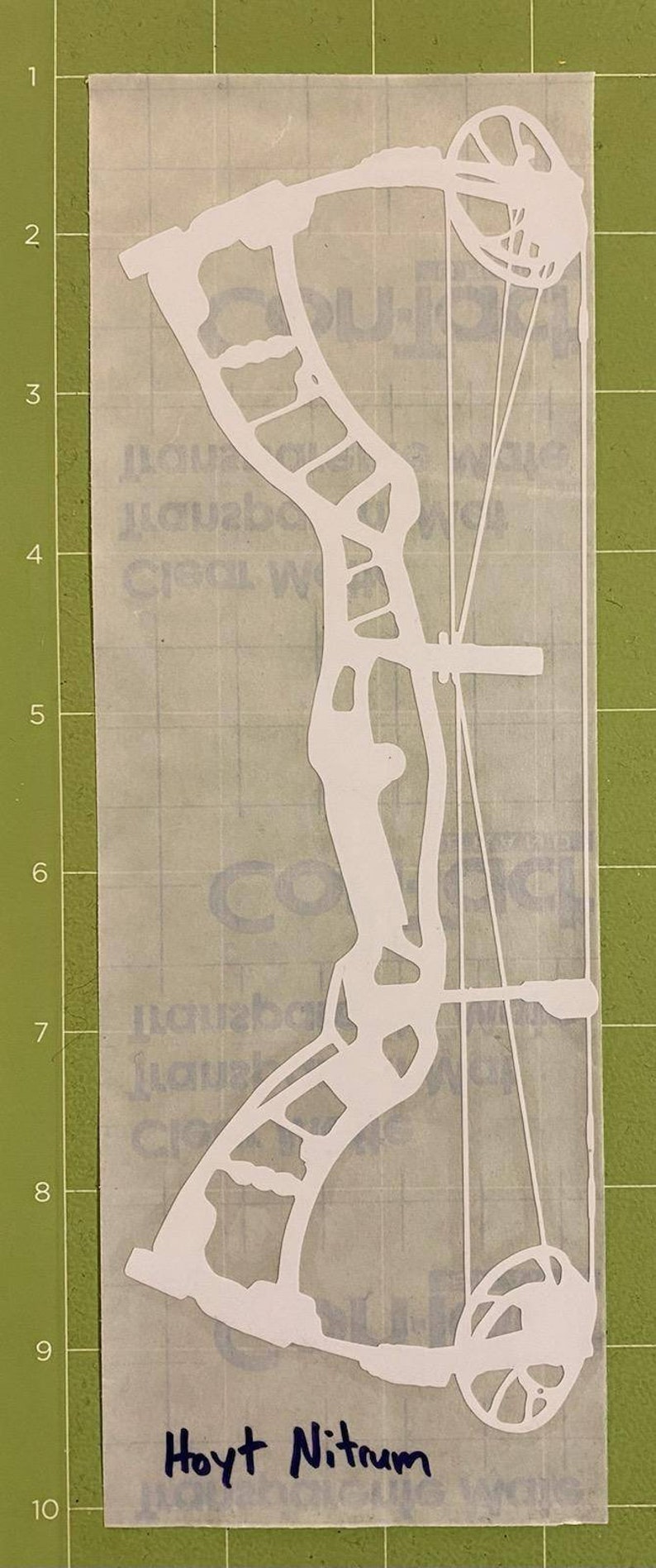 Hoyt Compound Bow Silhouette Decal - Etsy