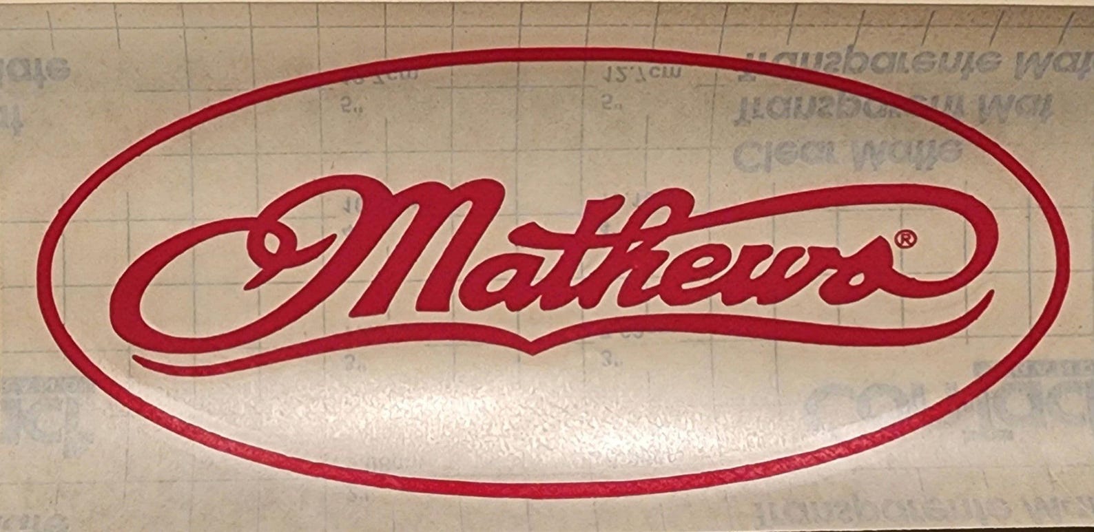Mathews Logo Decal - Etsy