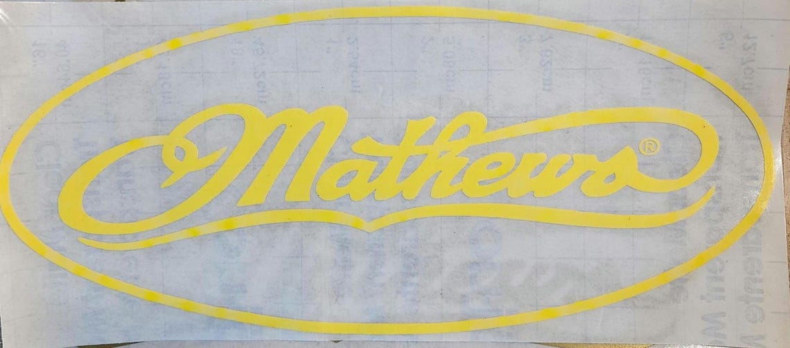 Mathews Logo Decal - Etsy