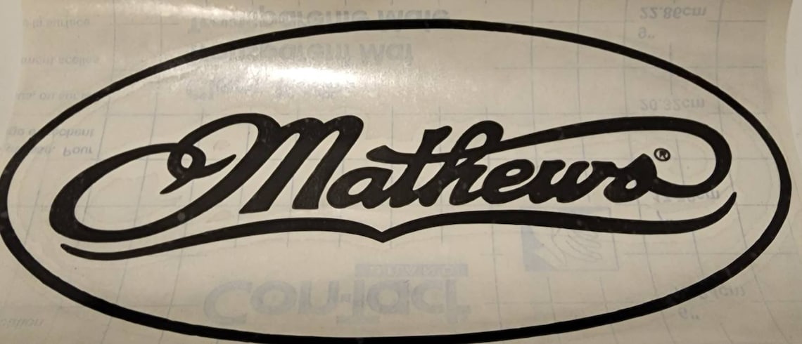 Mathews Logo Decal - Etsy