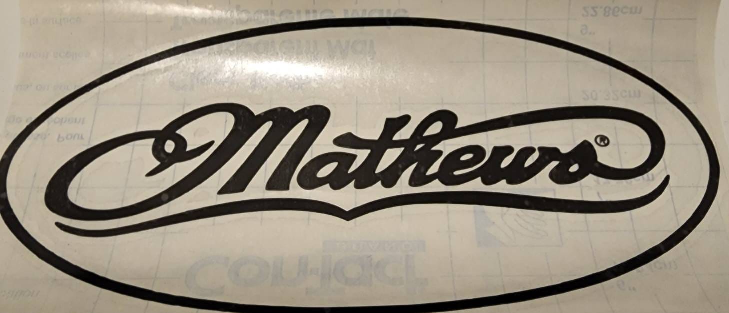Mathews Logo Decal - Etsy