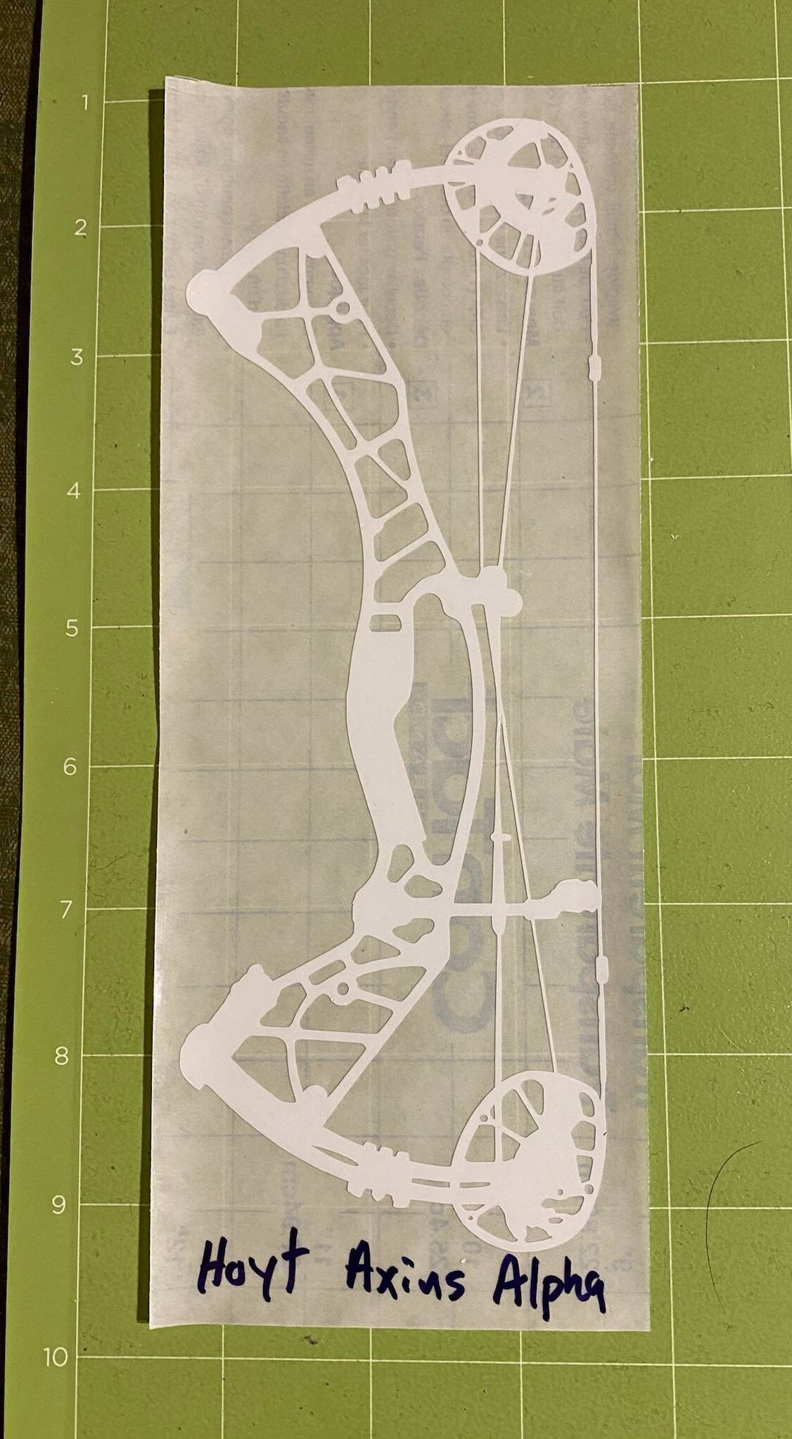 Hoyt Compound Bow Silhouette Decal - Etsy