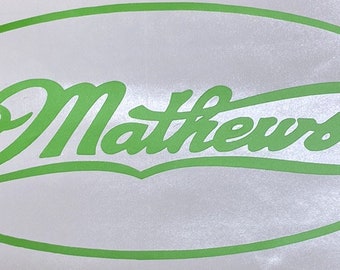 Mathews With Antlers Decal - Etsy