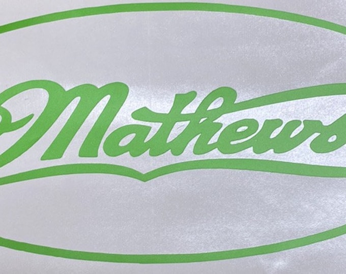 Mathews Logo Decal - Etsy