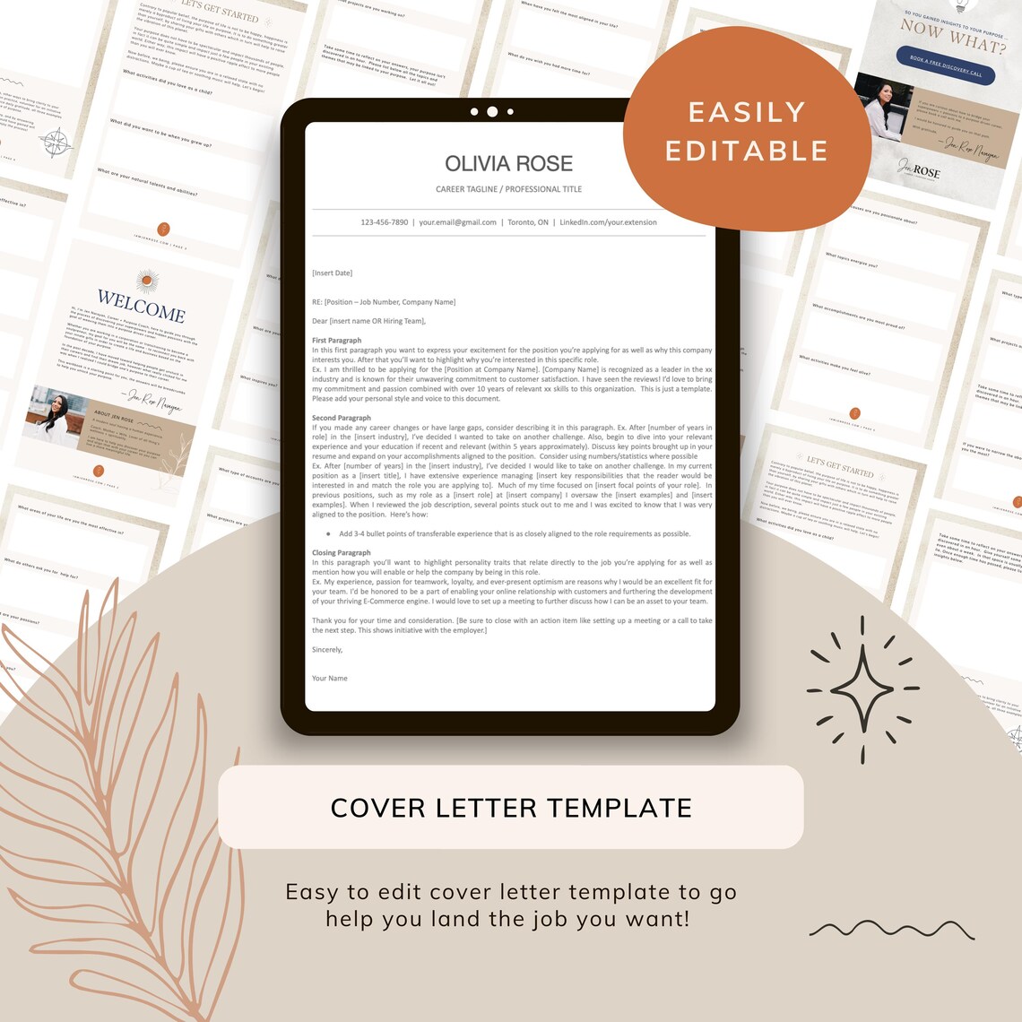ATS Cover Letter Template | Professional Job Application Cover Letter ...