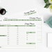 Fillable Editable Blank Monthly Calendar Printable, Landscape Layout ...