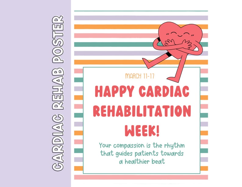 Cardiac Rehab Week Thank You Poster - Etsy
