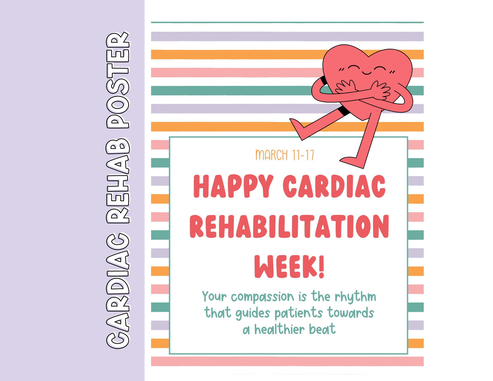 Cardiac Rehab Week Thank You Poster - Etsy