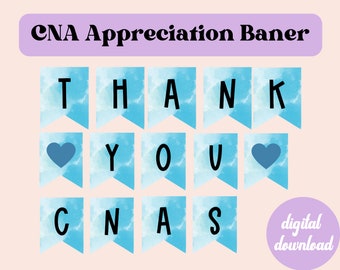 Thank You Cnas for All That You Do Printable Banner, Certified Nursing ...