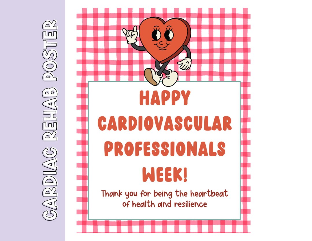 Cardiac Professionals Week Thank You Poster - Etsy