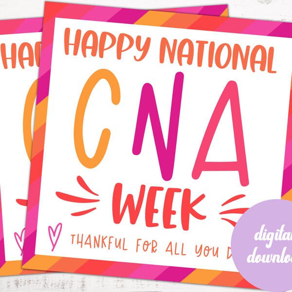 Happy Cna Week - Etsy