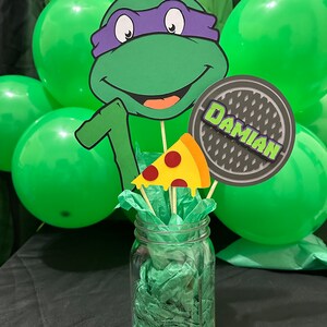 Ninja Turtles Inspired Centerpiece Set - Etsy