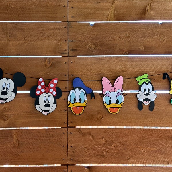 Mickey Mouse Banner - Etsy