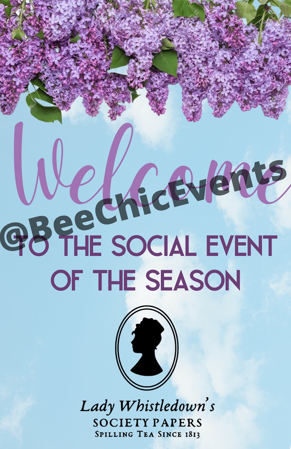 Bridgerton Party Signs - Etsy