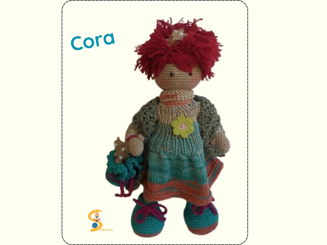 CORA Handmade Amigurumi Doll, Crochet Doll, Special Gift, for Friends ...