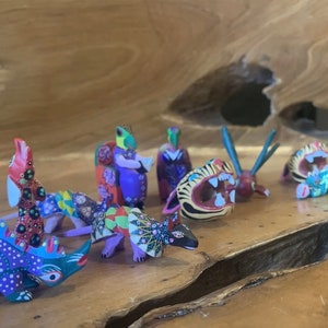 Oaxaca Mexico Hand Painted Wood Carving Oaxacan Folk Art Lot,oaxacan ...