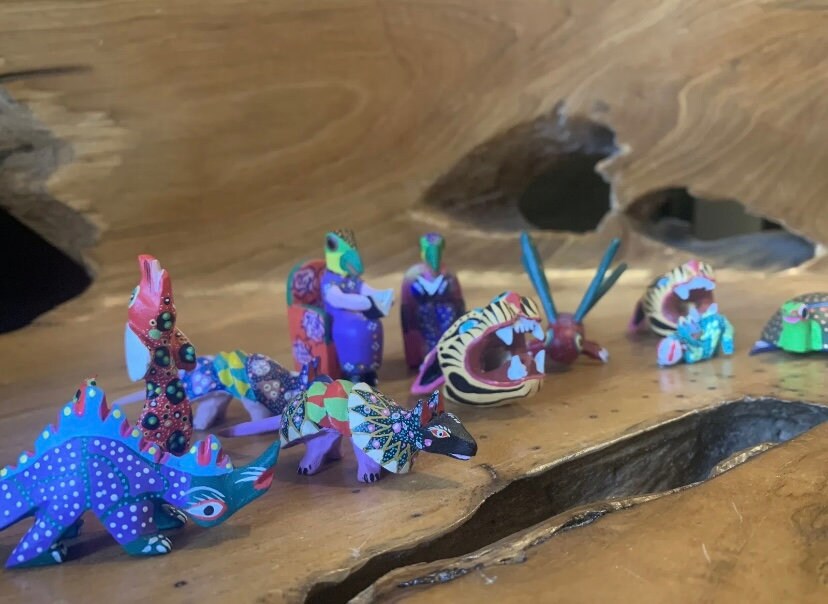 Oaxaca Mexico Hand Painted Wood Carving Oaxacan Folk Art Lot,oaxacan ...