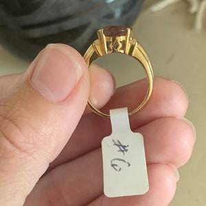 Vintage Zandrite Ring,man Made Zandrite,zandrite Ring,size 6,925 Gold ...