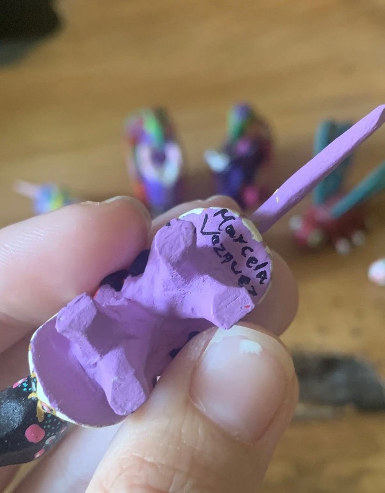 Oaxaca Mexico Hand Painted Wood Carving Oaxacan Folk Art Lot,oaxacan ...