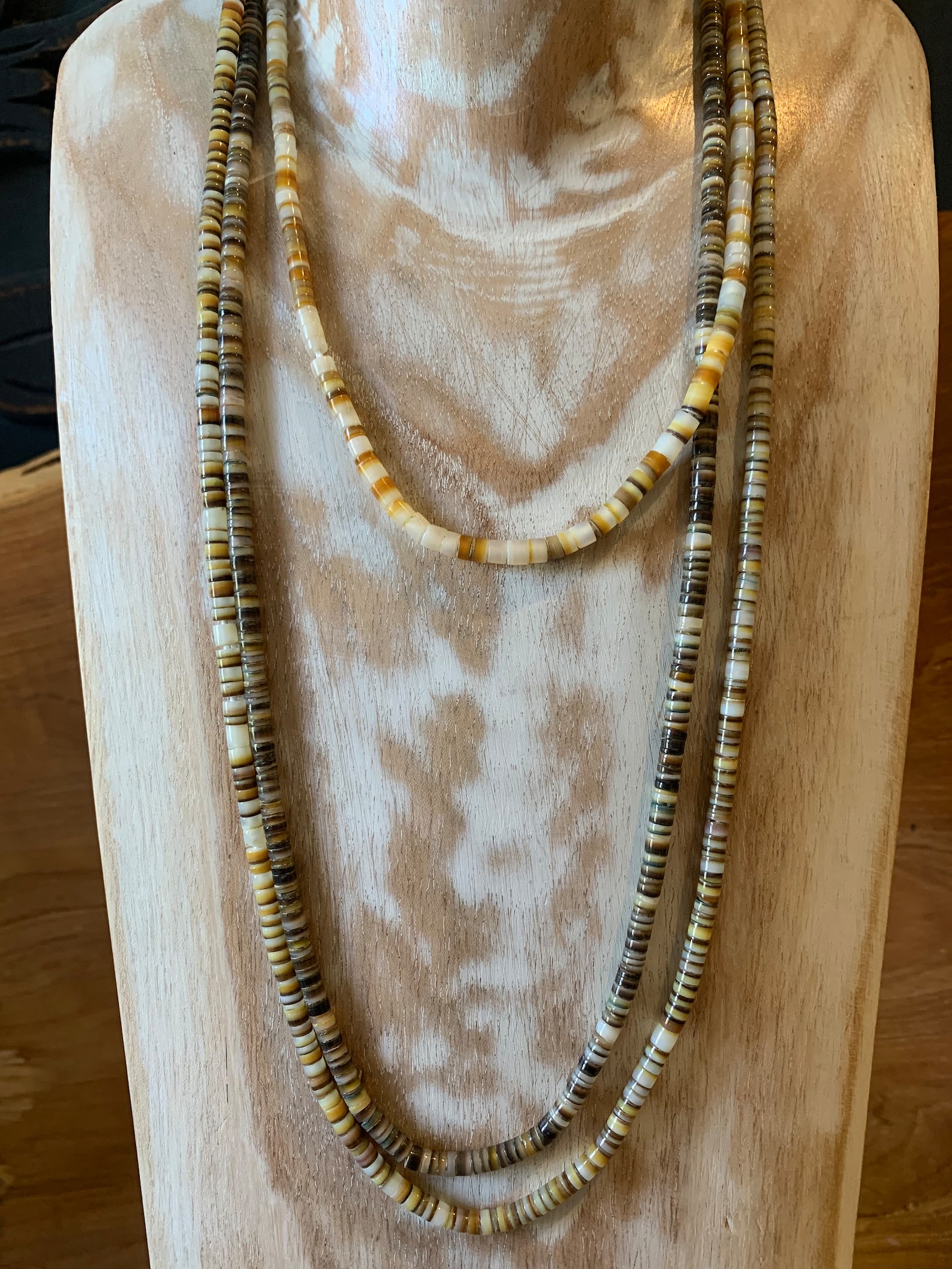 Old Pawn Heishi Beaded Necklaces, Navajo Heishi Strands,southwestern ...