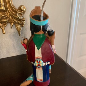 Rare Couple Storyteller Woman With Tabilita Signed by Pablo Quintana ...