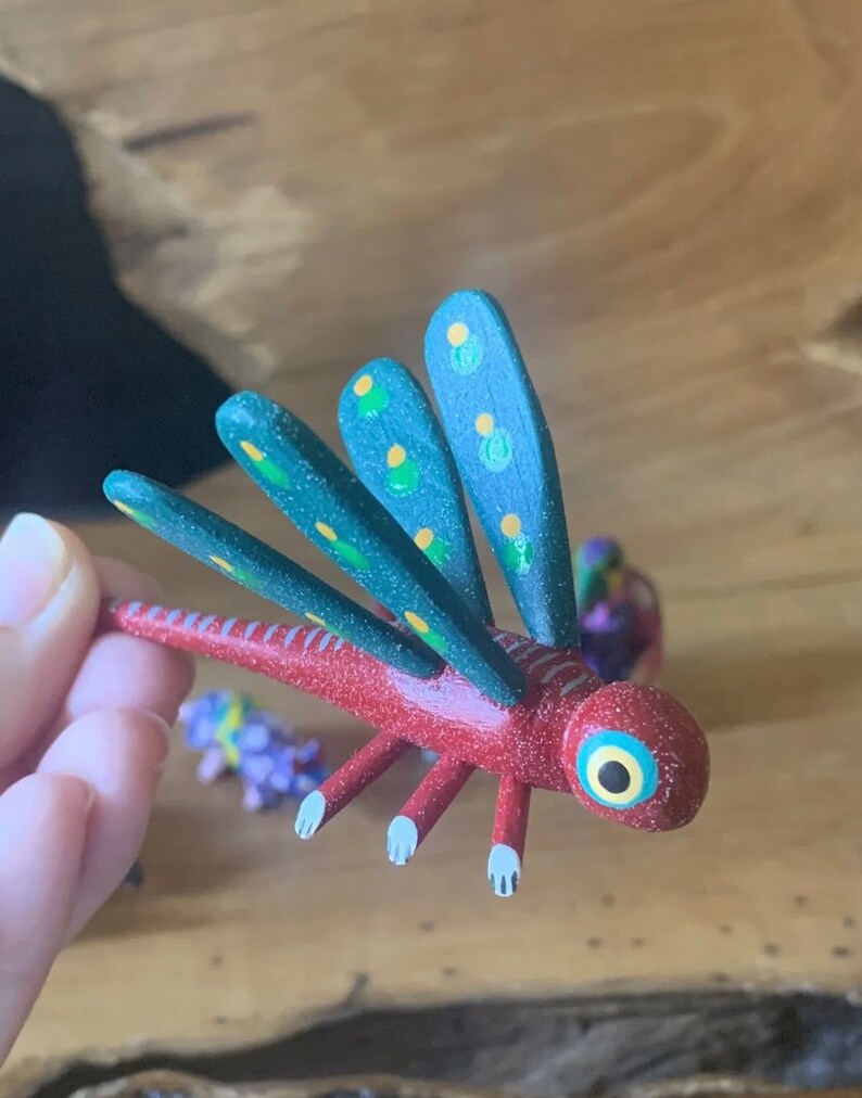 Oaxaca Mexico Hand Painted Wood Carving Oaxacan Folk Art Lot,oaxacan ...