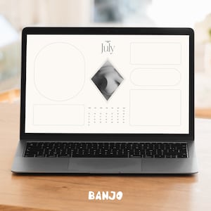 20222023 Minimal Desktop Organizer Black and White Desktop - Etsy