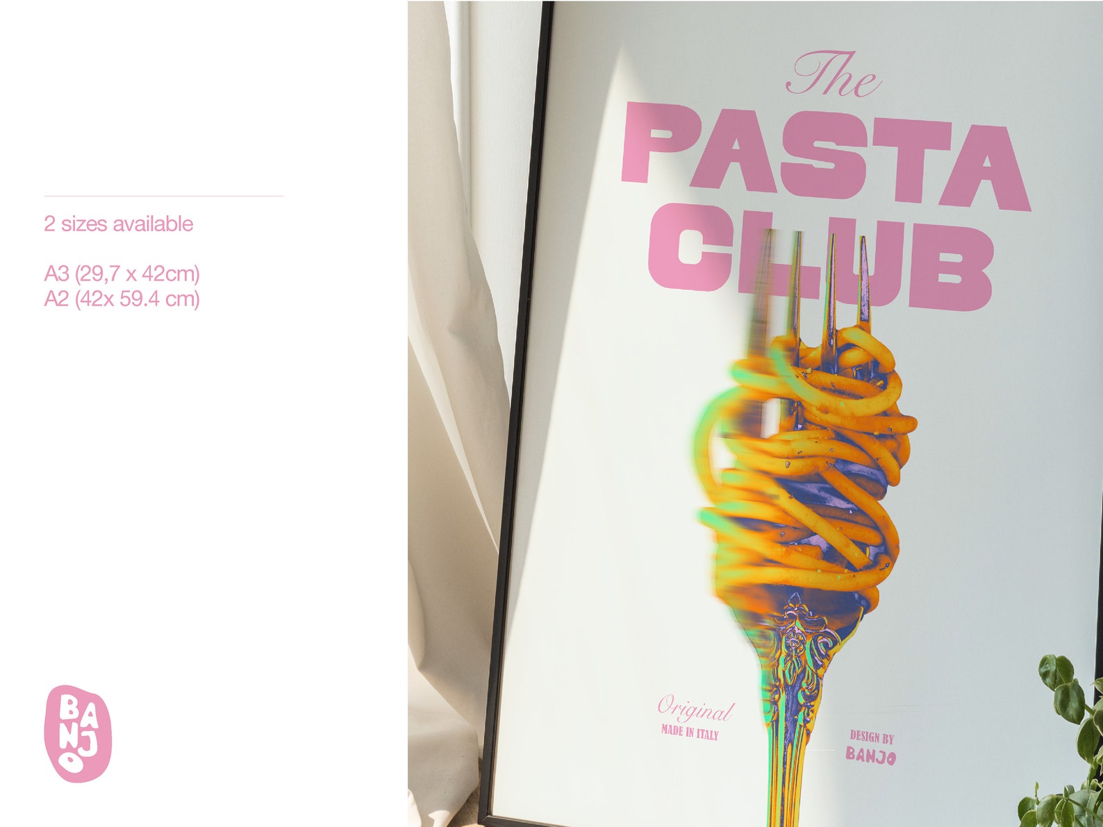 Spaghetti Poster / Pasta Poster / Italian Food Art Print / - Etsy