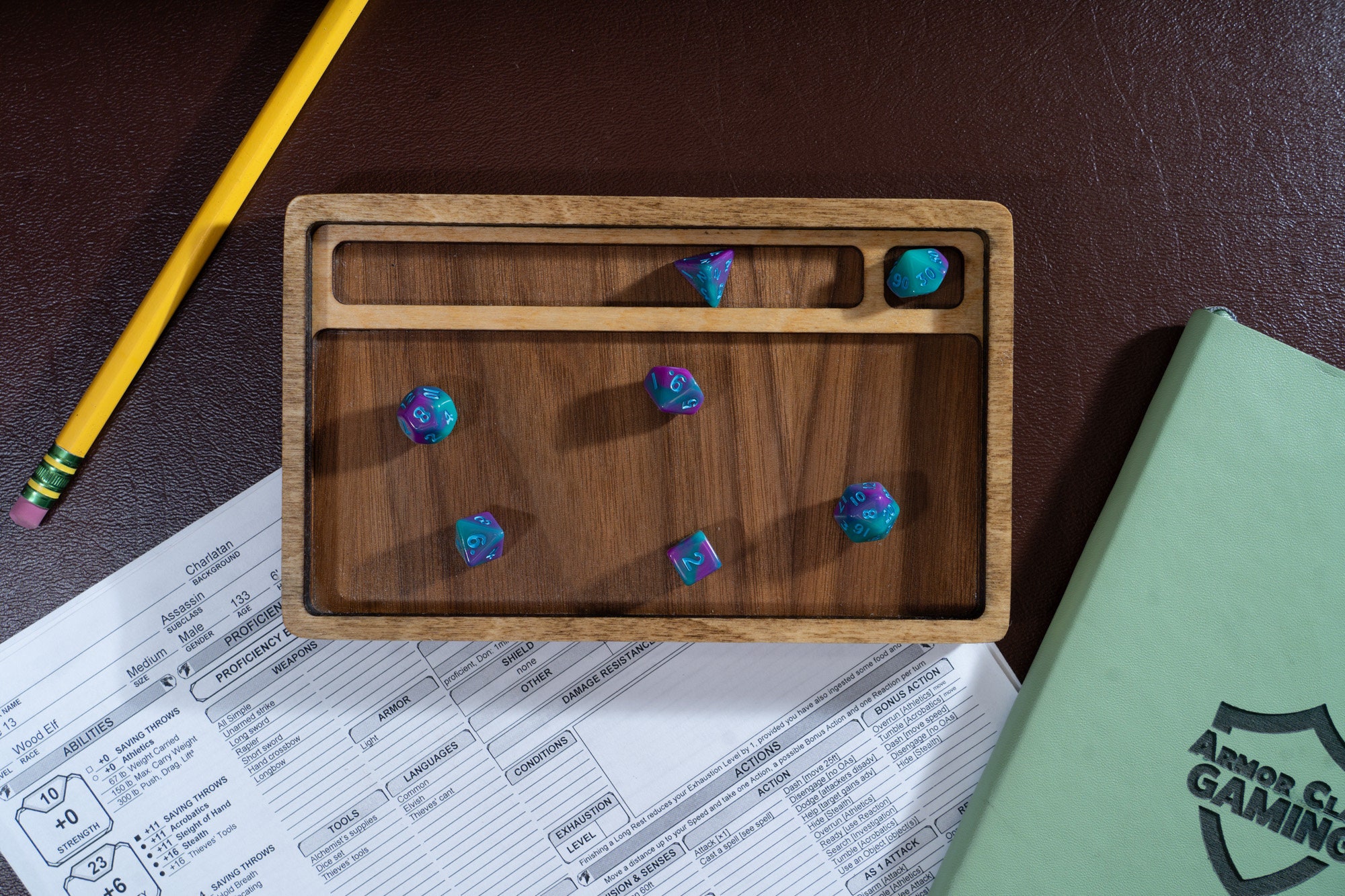 Travel-friendly Mini Dice Tray Set Roll on the Go - Etsy