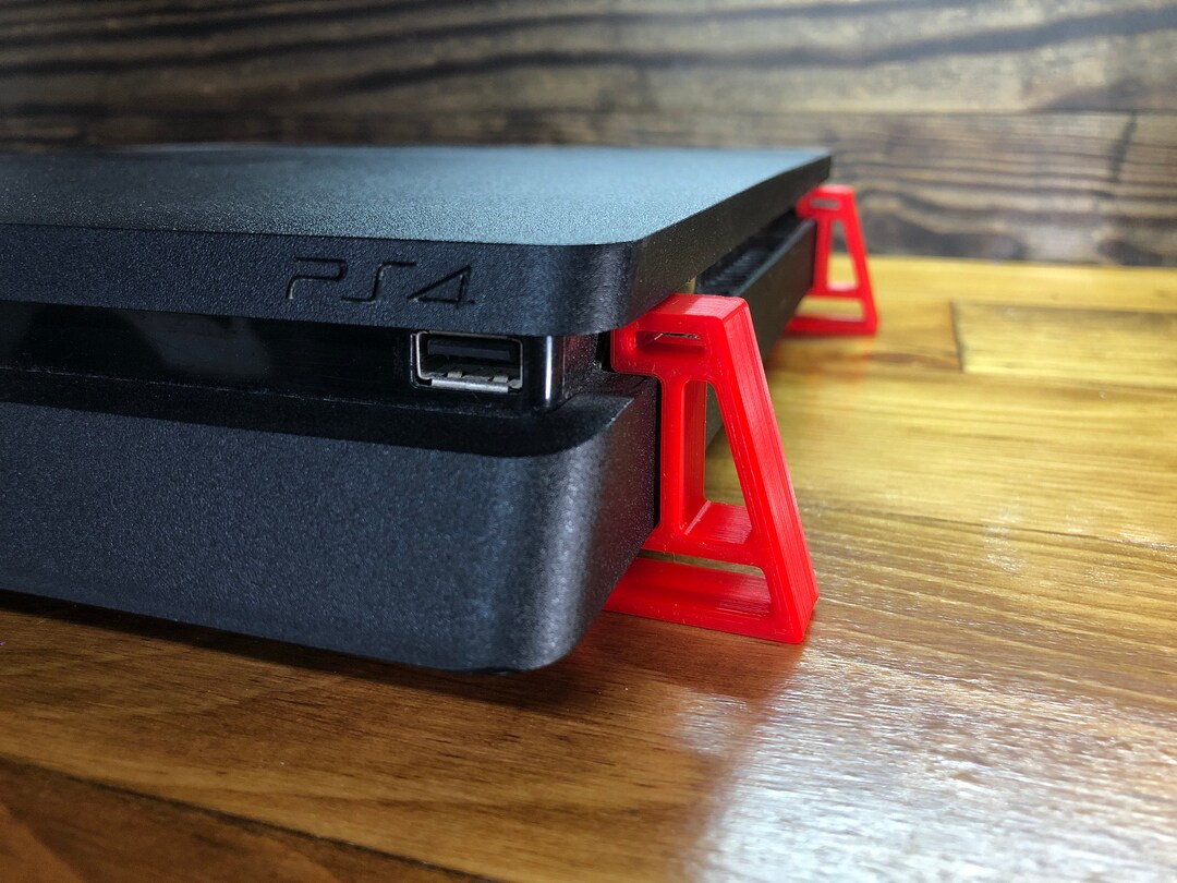 Playstation 4 Slim Feet set of 4 Red - Etsy