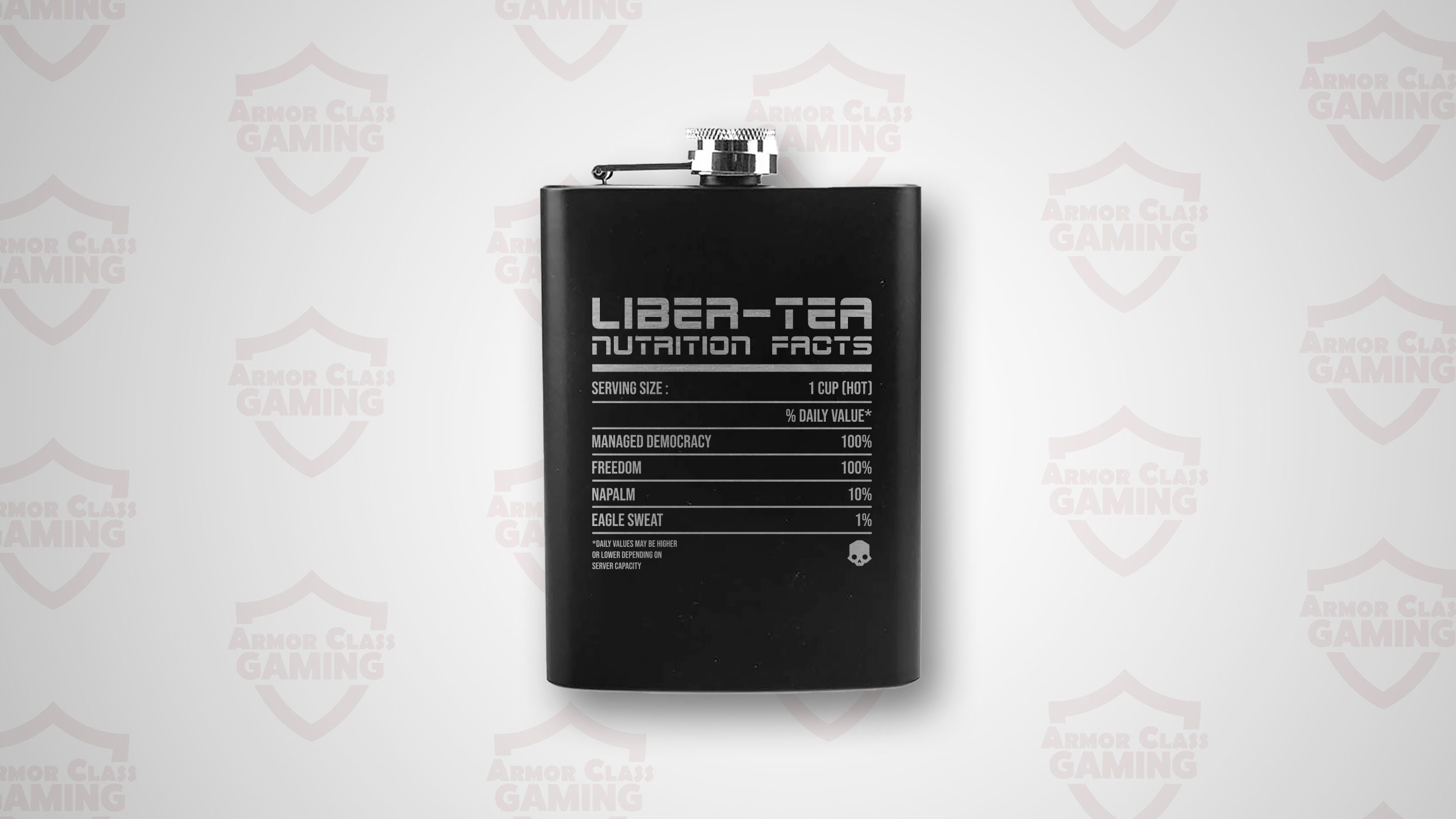 Liber-tea Nutrition Facts 8oz Flask Black Stainless Steel HD2 Video ...