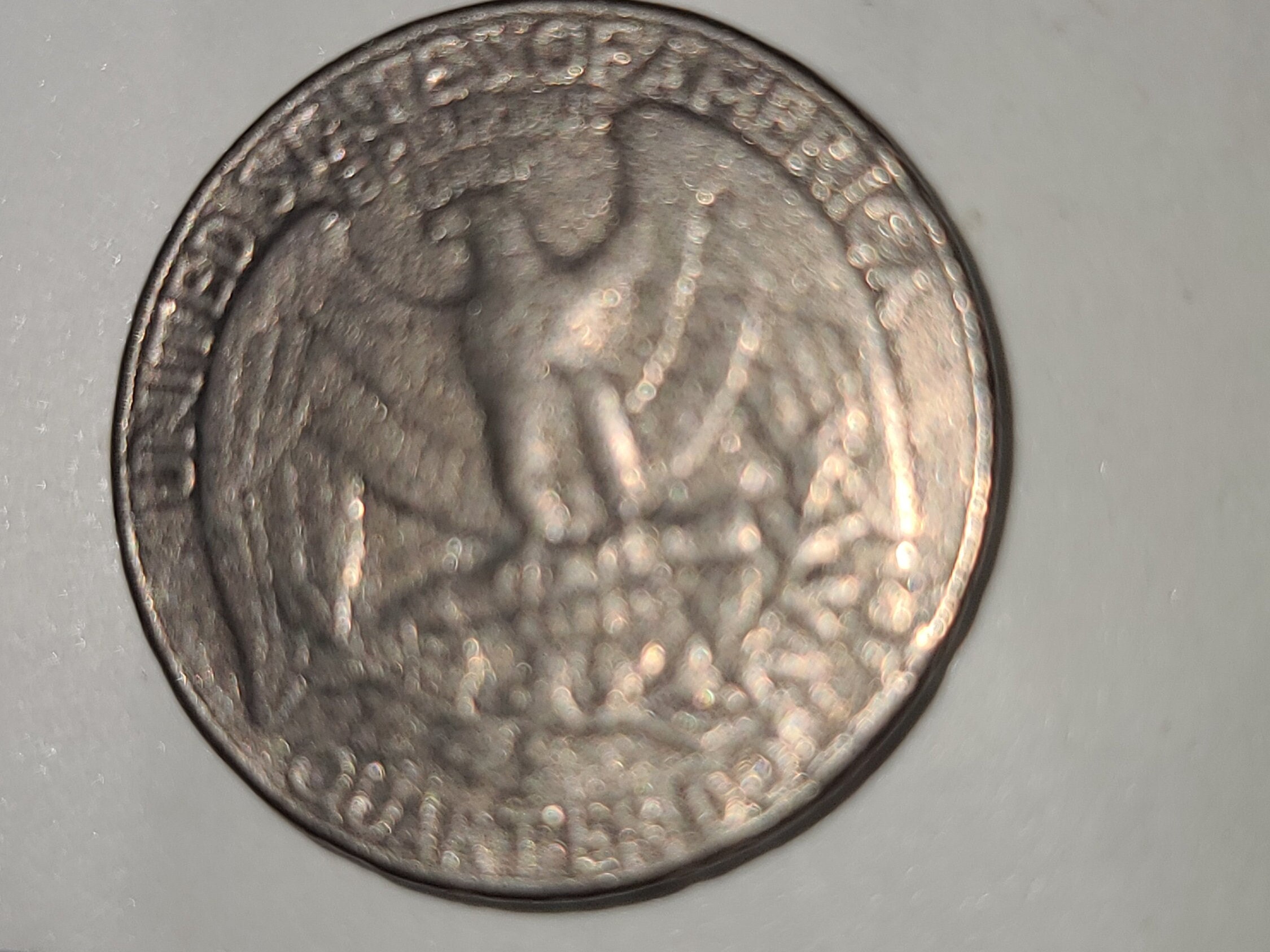 1990 United States Washington P Error Quarter Without Silver Finish - Etsy