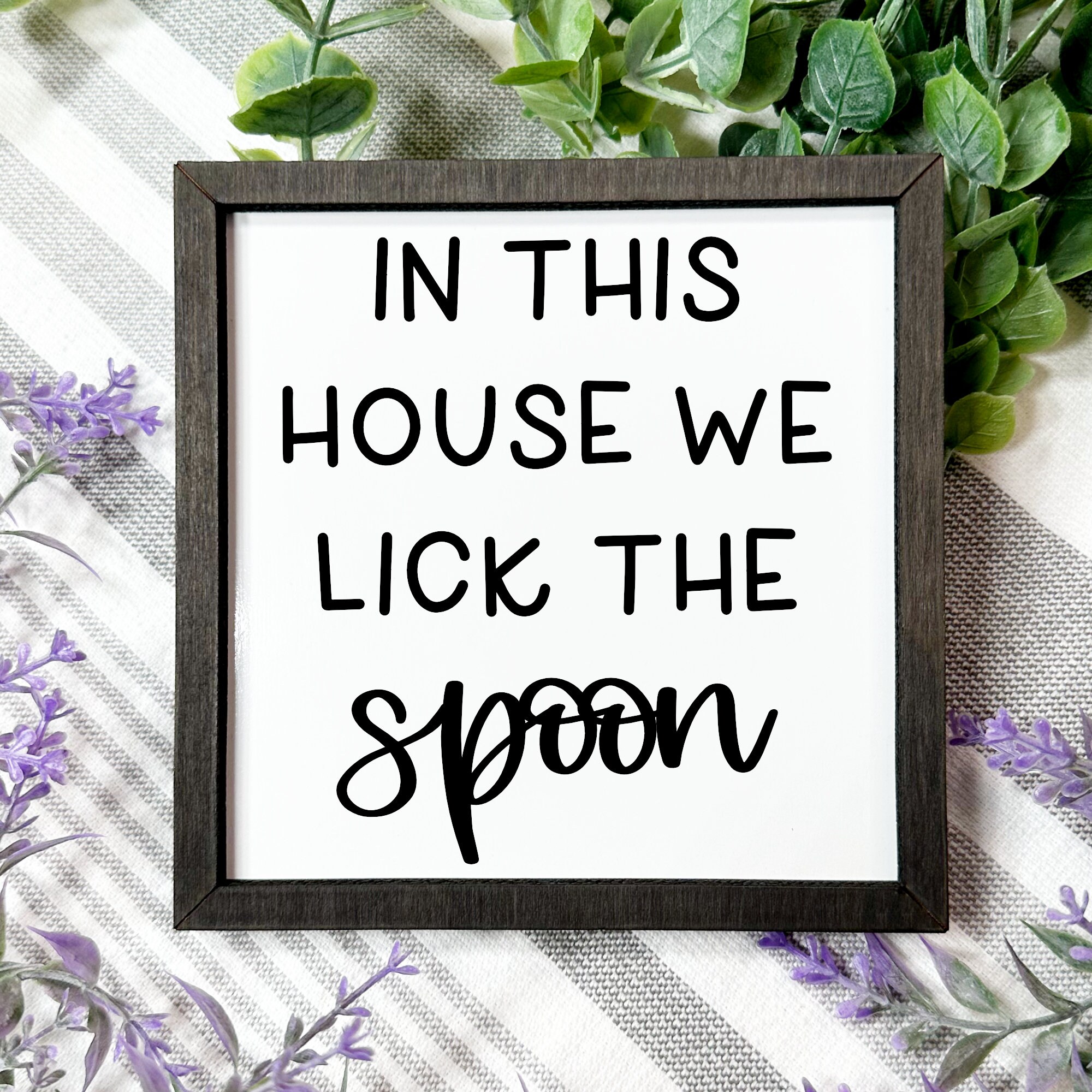 Laser Engraved Funny Bar Kitchen Sign Modern Farmhouse Style - Etsy