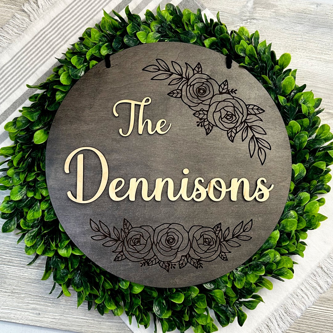 Laser Engraved Custom Welcome Signs Personalized Welcome - Etsy