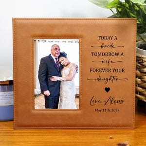 Father of the Bride Gift Picture Frame, Father of the Bride Picture ...