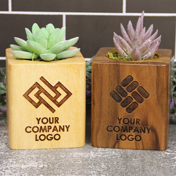 Customized Planter With Logo - Etsy