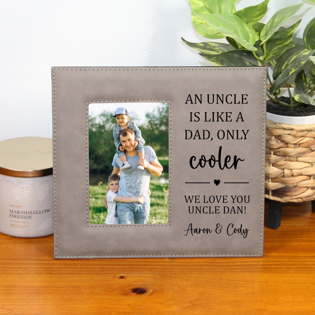 Personalized Gift for Uncle, Niece Nephew Uncle Picture Frame, Birthday ...