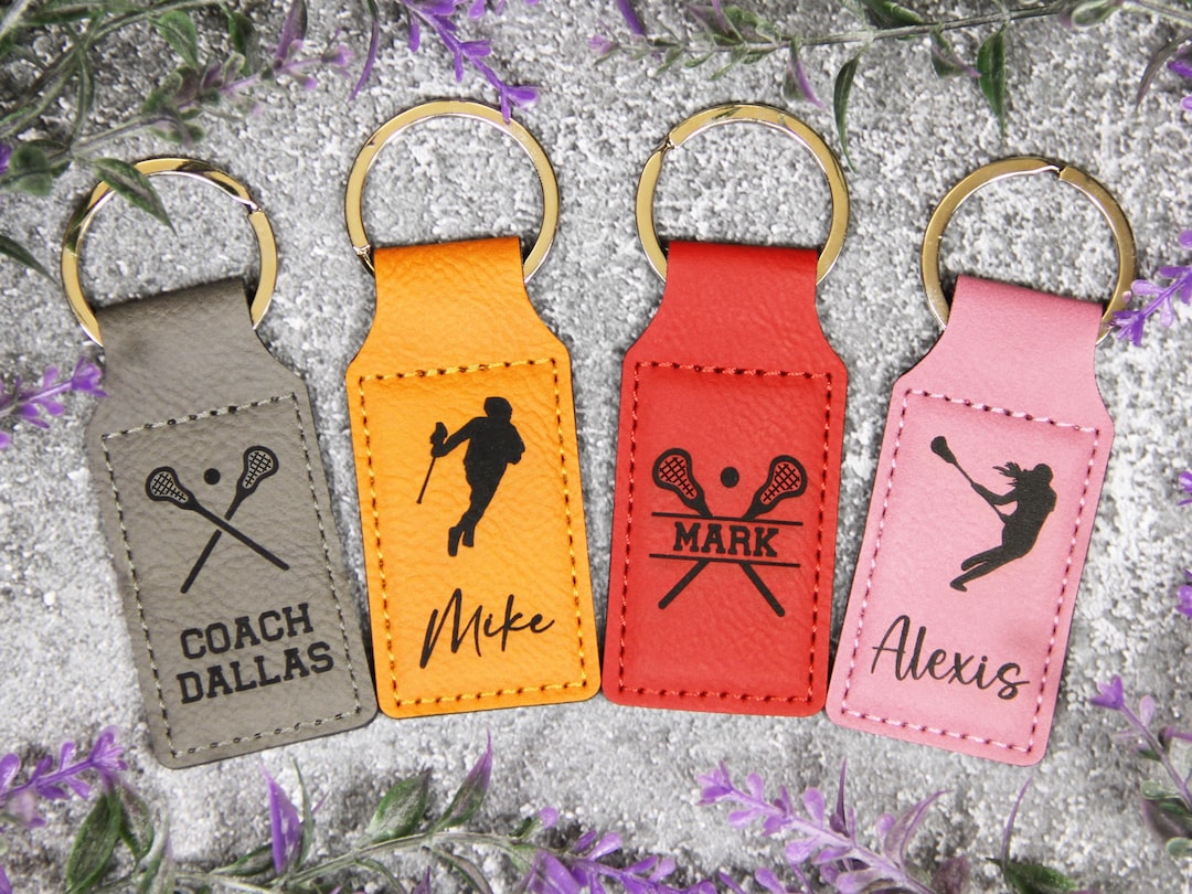 Bulk Discounts - Engraved Custom Lacrosse Keychain, Lacrosse Team Gifts ...