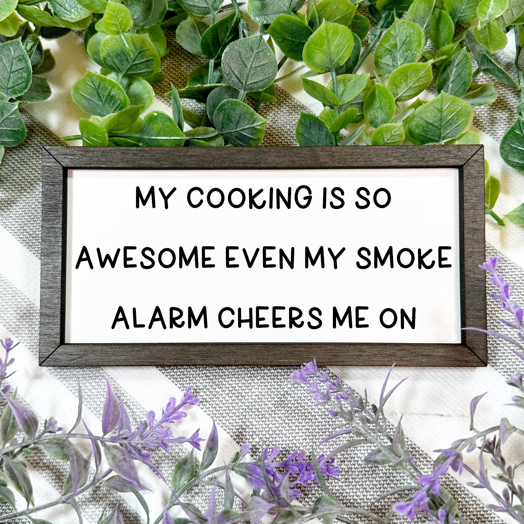 Laser Engraved Funny Bar Kitchen Sign Modern Farmhouse Style - Etsy