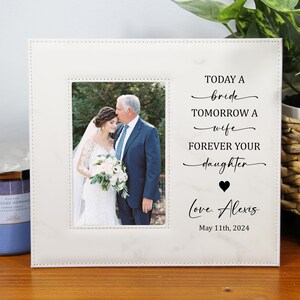 Father of the Bride Gift Picture Frame, Father of the Bride Picture ...