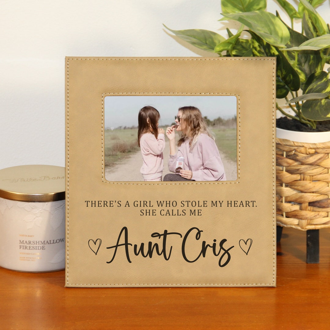 Personalized Gift for Aunt, Niece and Aunt Picture Frame, Birthday Gift ...