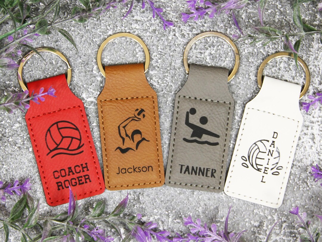 Engraved Custom Water Polo Keychain, Water Polo Team Gift Bulk, Water ...