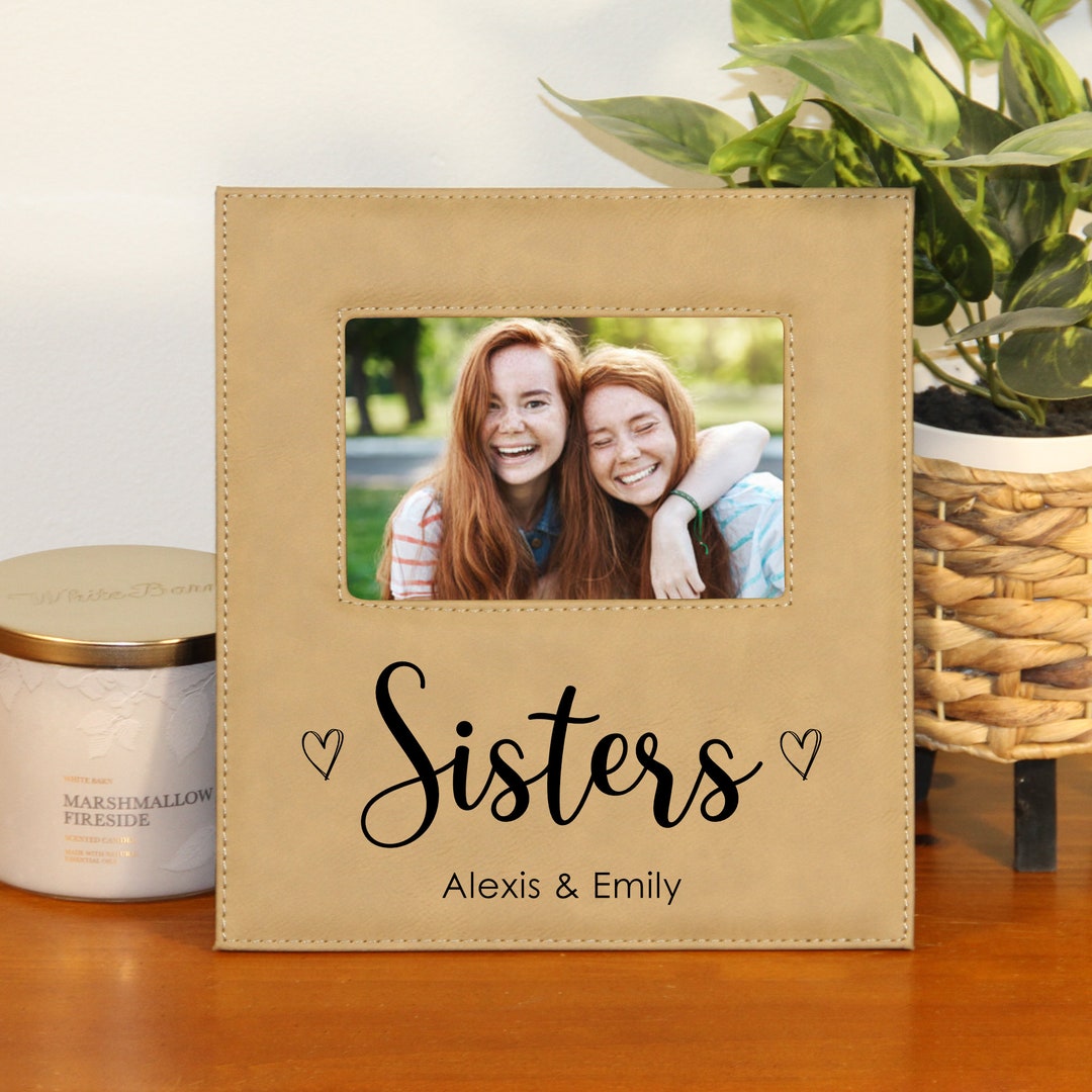 Personalized Gift for Sister Picture Frame, Birthday Gift for Sister ...