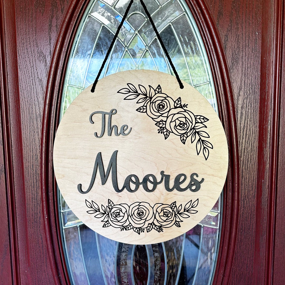 Laser Engraved Custom Welcome Signs Personalized Welcome - Etsy