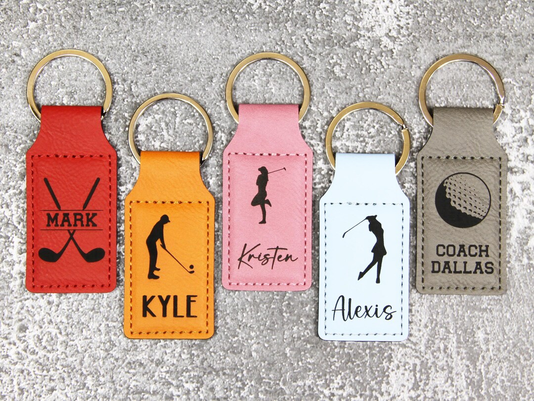 Custom Golf Keychain - Bulk Discounts - Bulk Golf Team Gifts, Golf ...