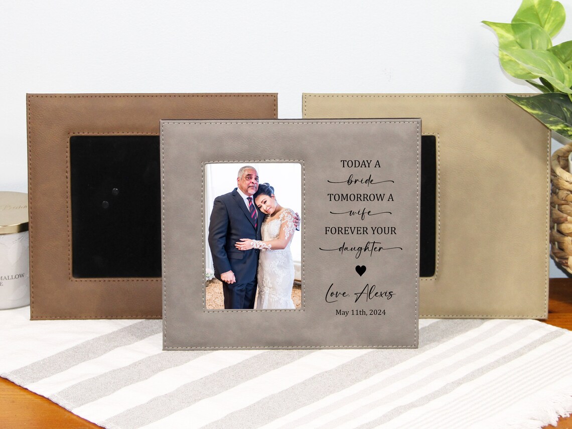 Father of the Bride Gift Picture Frame, Father of the Bride Picture ...