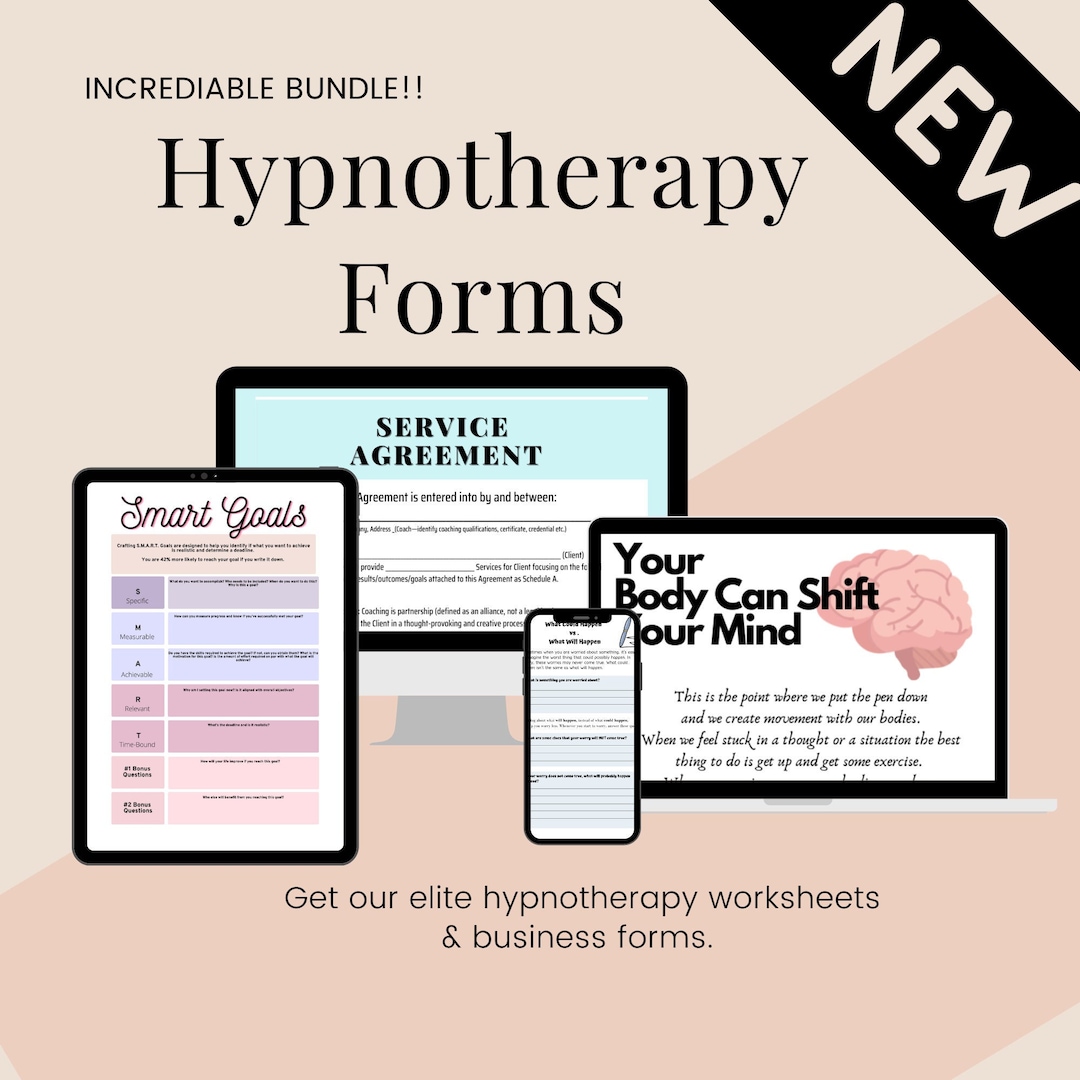 Hypnosis & Coaching Welcome Packet Template - Etsy